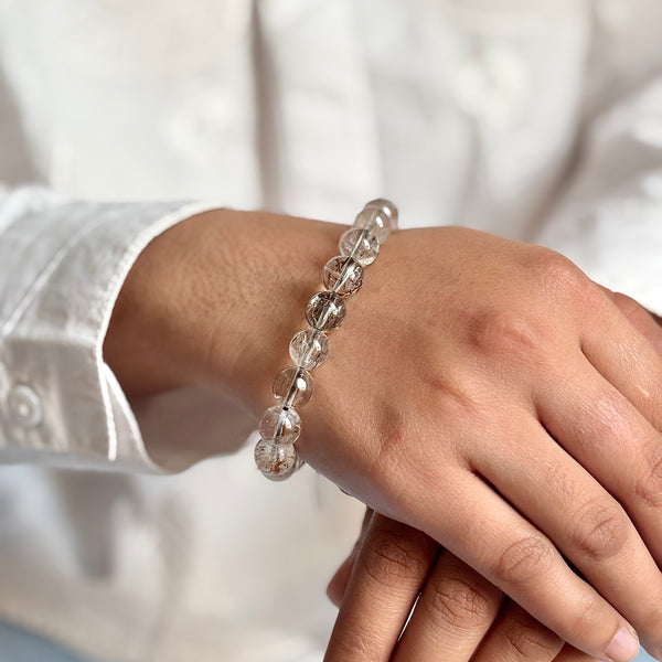 Multi Rutile Bead Bracelet - 8mm | Mental Focus & Creativity – The ...