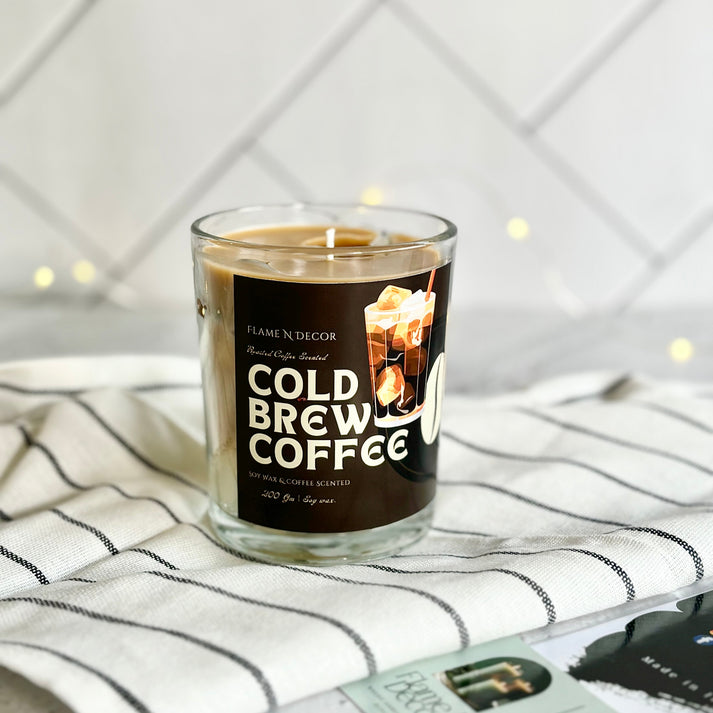 Cold Coffee Iced Coffee Soy & Gel wax Scented Candle – The Lilith store