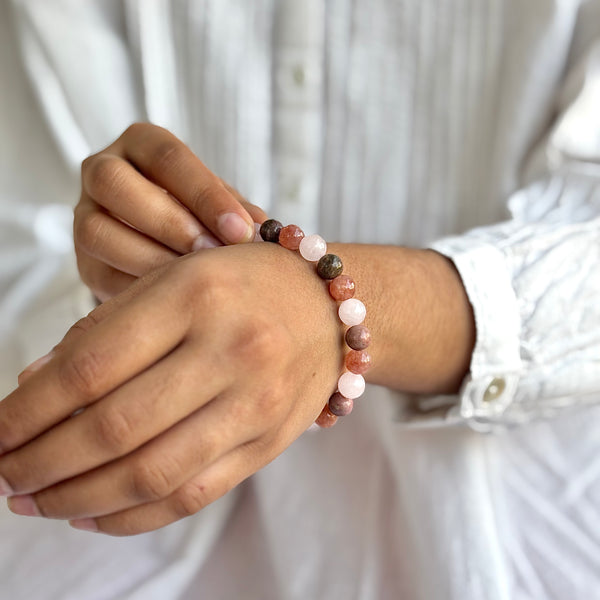 Self-Love & Confidence - 8mm Bead Bracelet | Combination Bracelet Seri ...