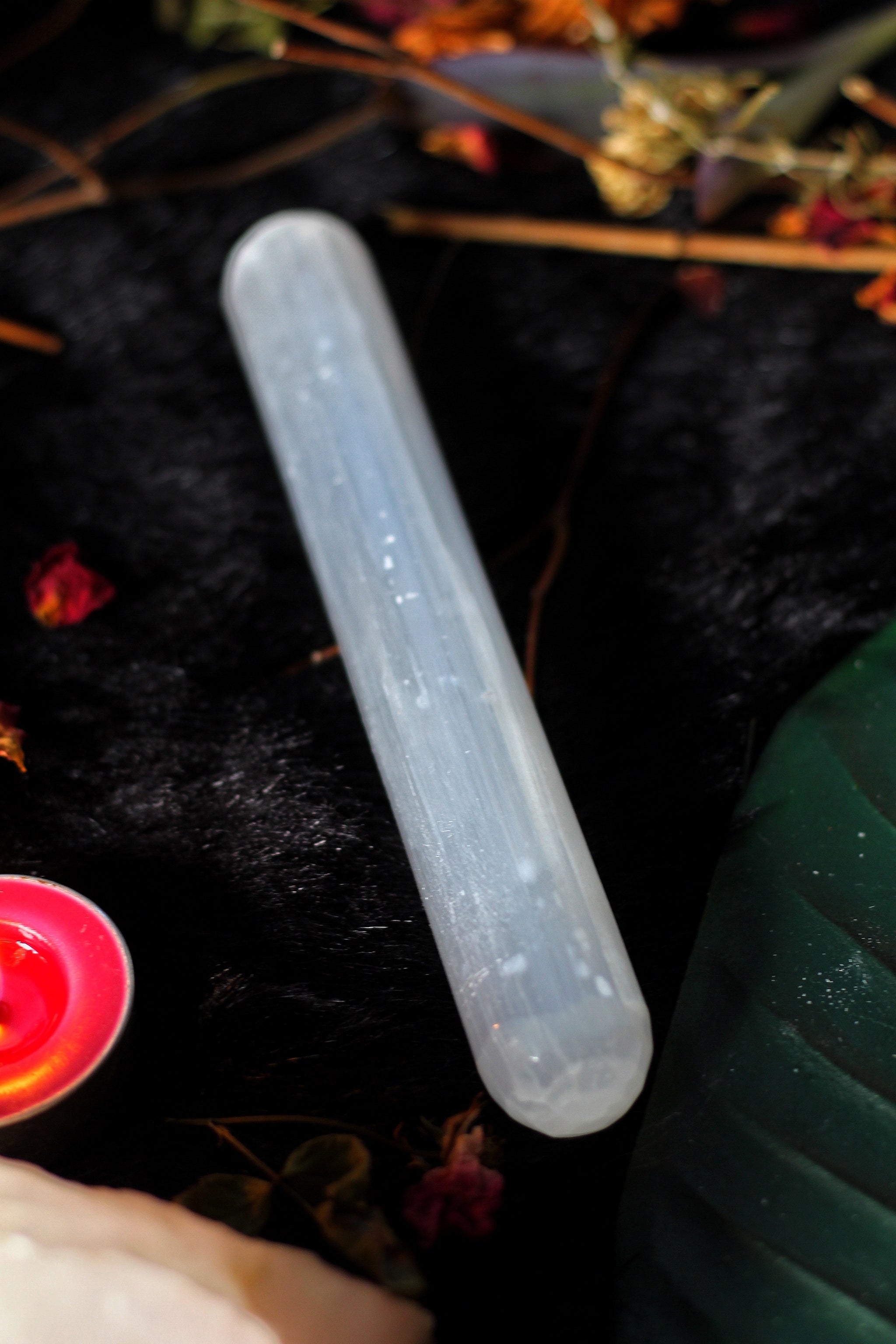 Selenite Wand (Satin Spar Selenite) | Selenite Crystal Wand - 1 Piece ...