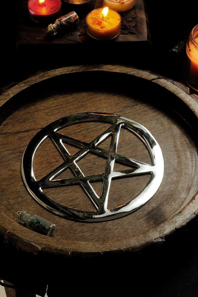 Pentacle Altar Tile | Protection | Represents five Elements – The ...